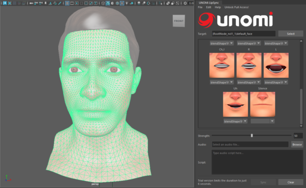 3D Lip-Sync - Unomi